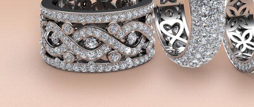 Search for Diamond Engagement Ring Wedding Band |Javda.com