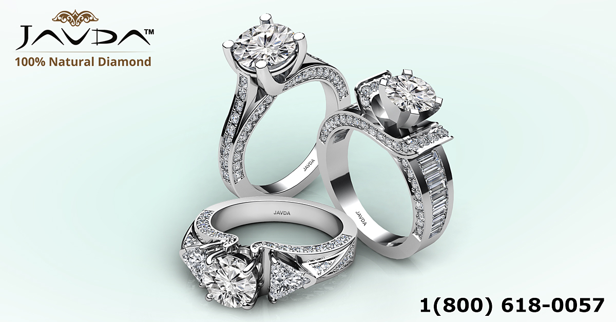 Round Engagement Rings By Javda