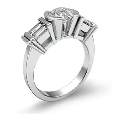 Classic Three Stone Diamond Engagement Rings | Javda